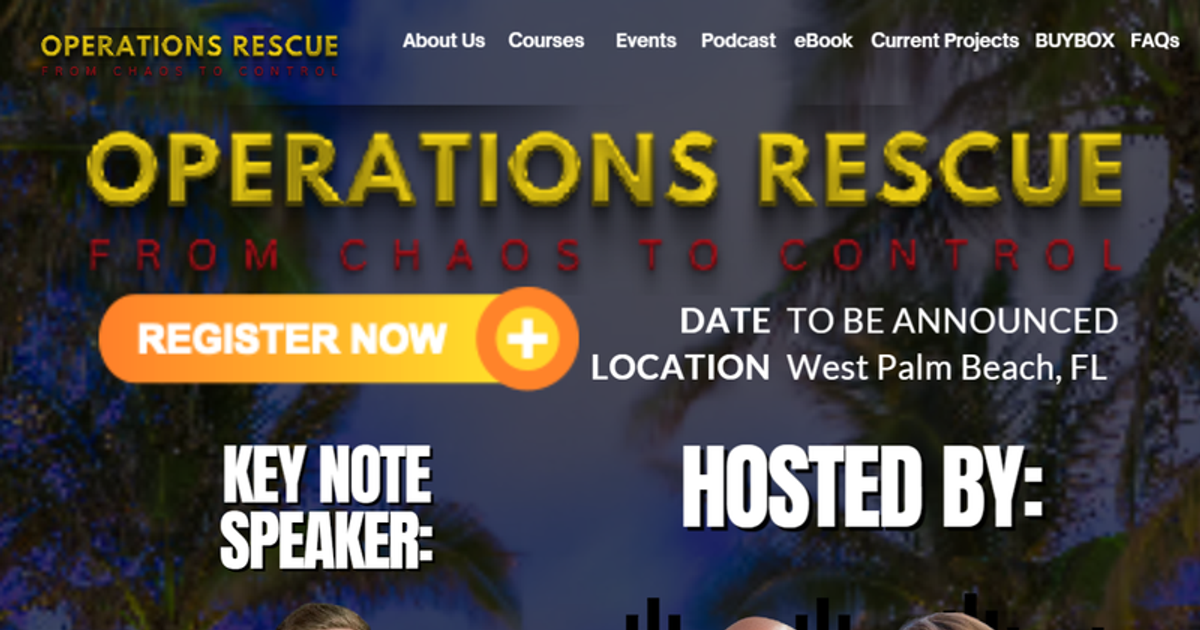 Operation Rescue - Event